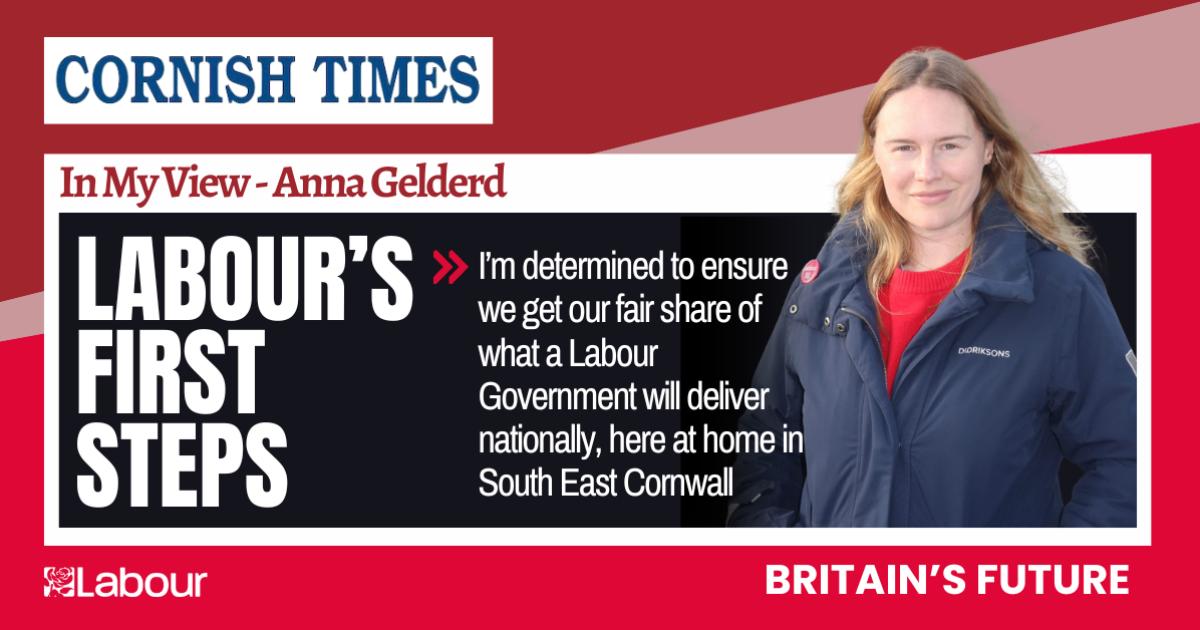 In My View – The Cornish Times – Anna Gelderd for South East Cornwall - South East Cornwall ...